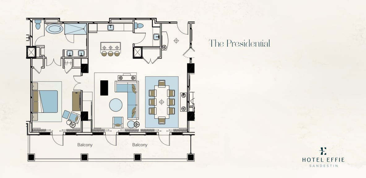 The Presidential Suite | Hotel Effie